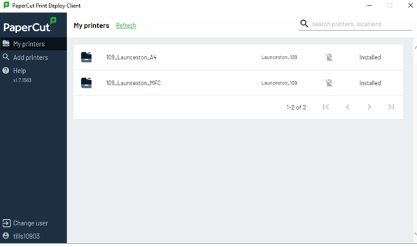 In-Store Printing Issues. Logging into the PaperCut Software – Beacon ...